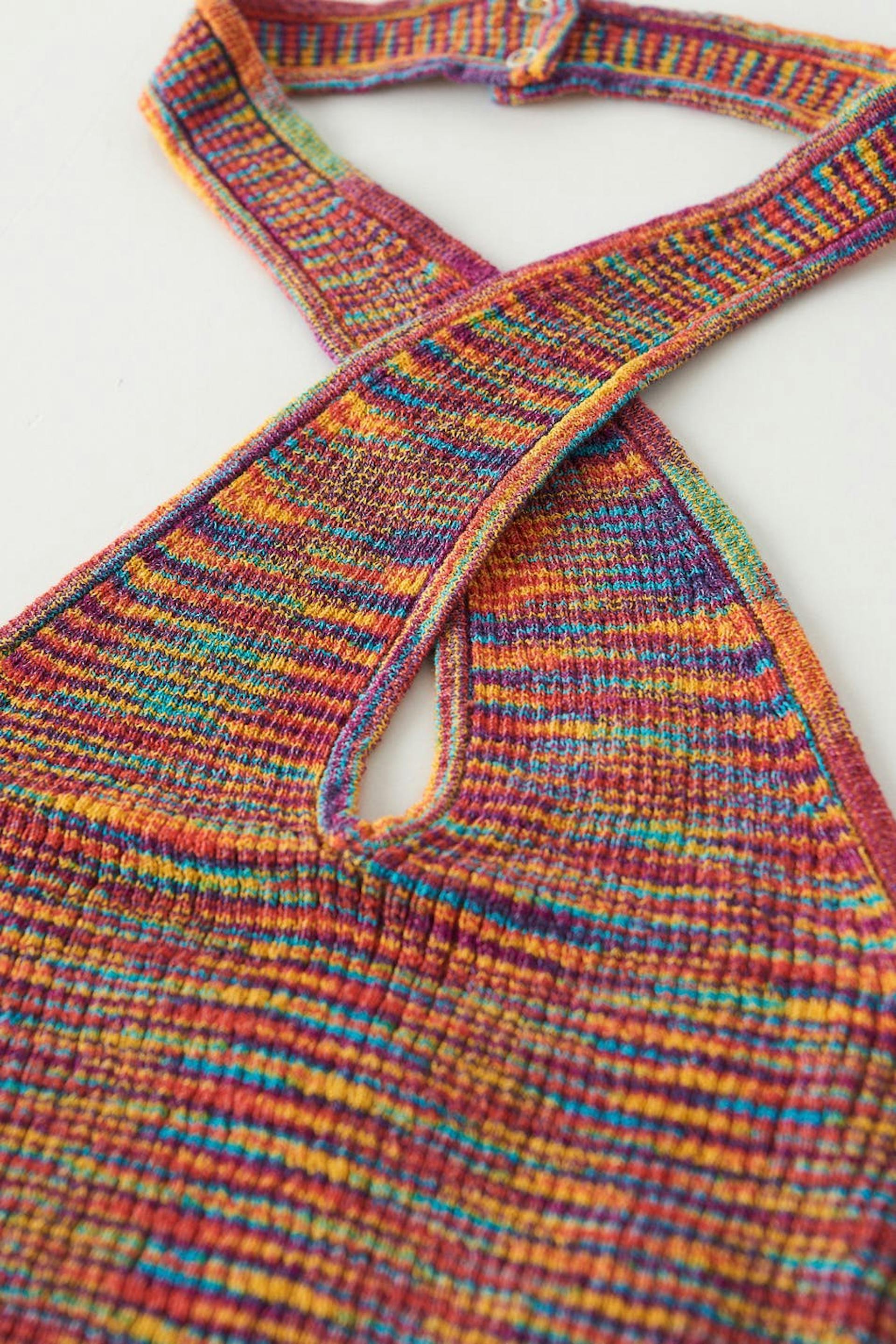 knitted singlet - Rød - Dame - Gina Tricot