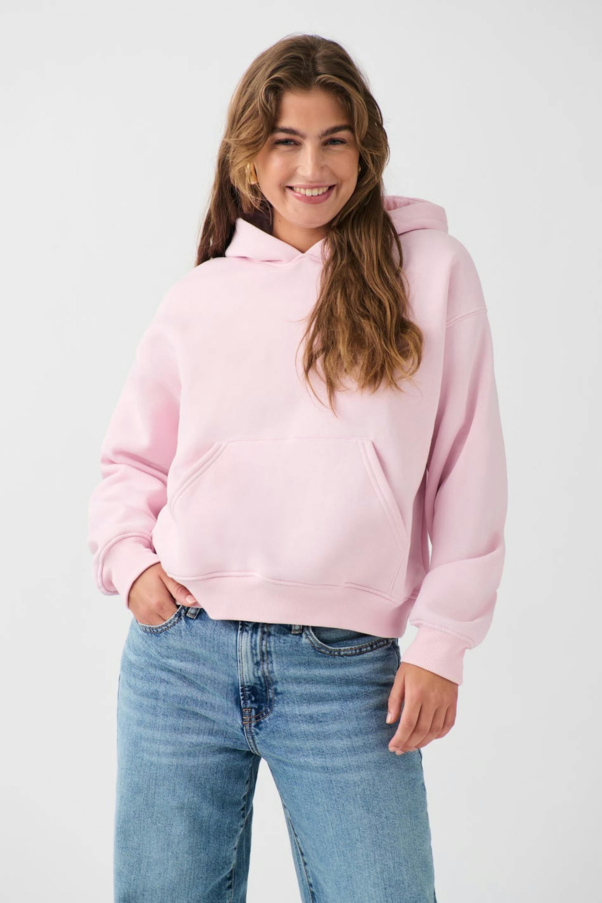 Basic original hoodie - Rosa - Dame - Gina Tricot