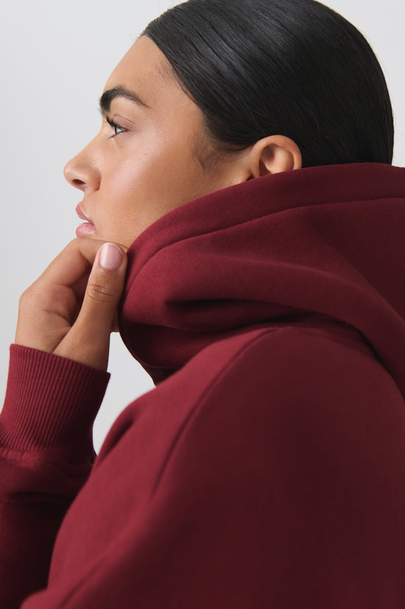 Basic original hoodie - Rød - Dame - Gina Tricot