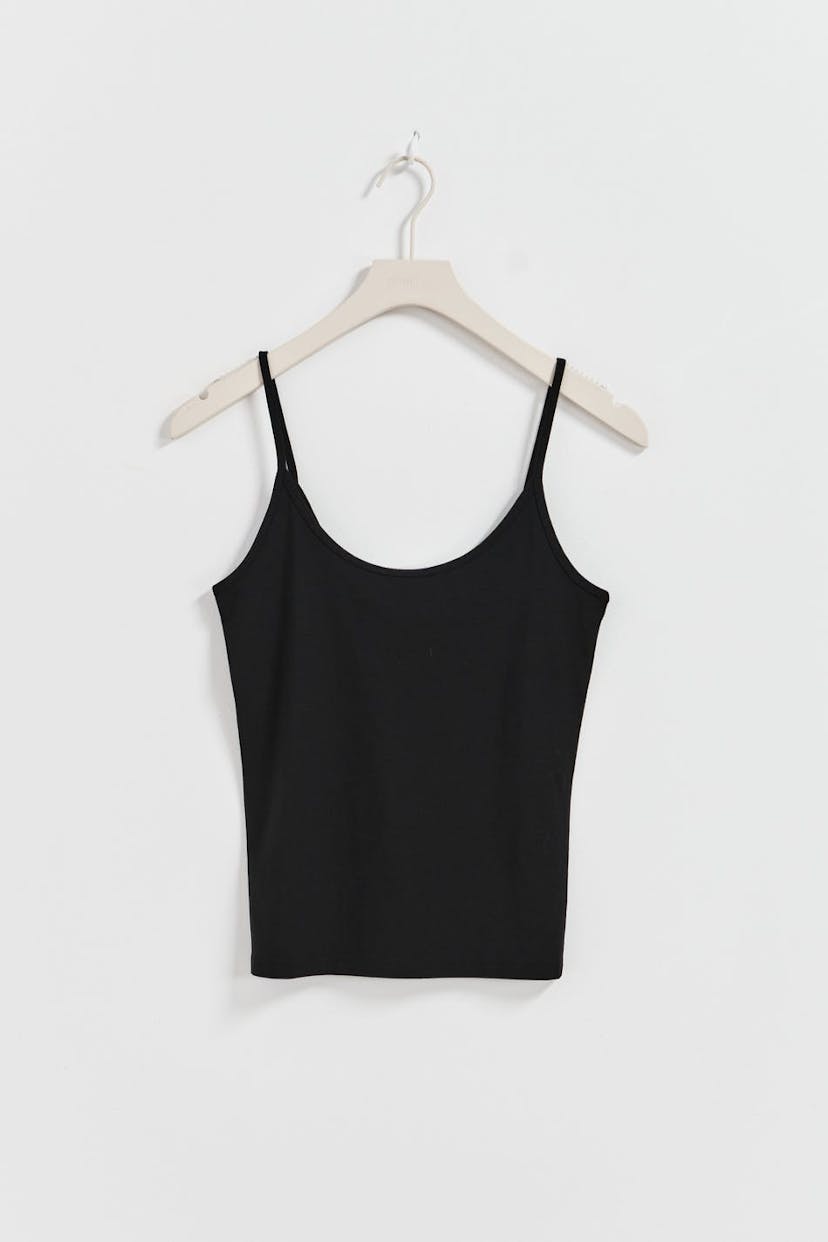 Basic strap singlet - Sort - Dame - Gina Tricot