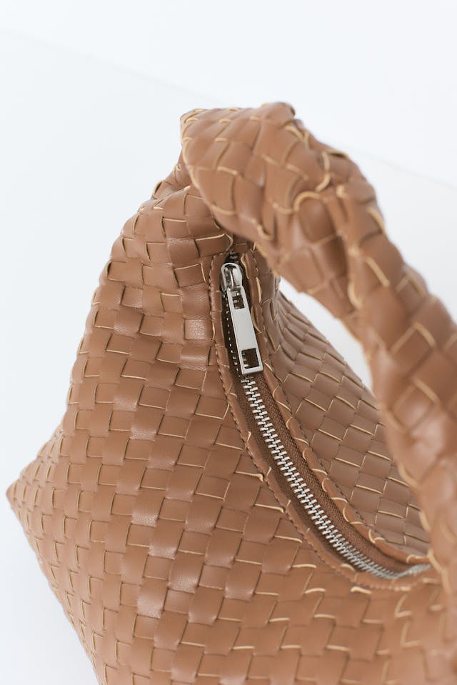 Braided handbag - Braun - Dame - Gina Tricot