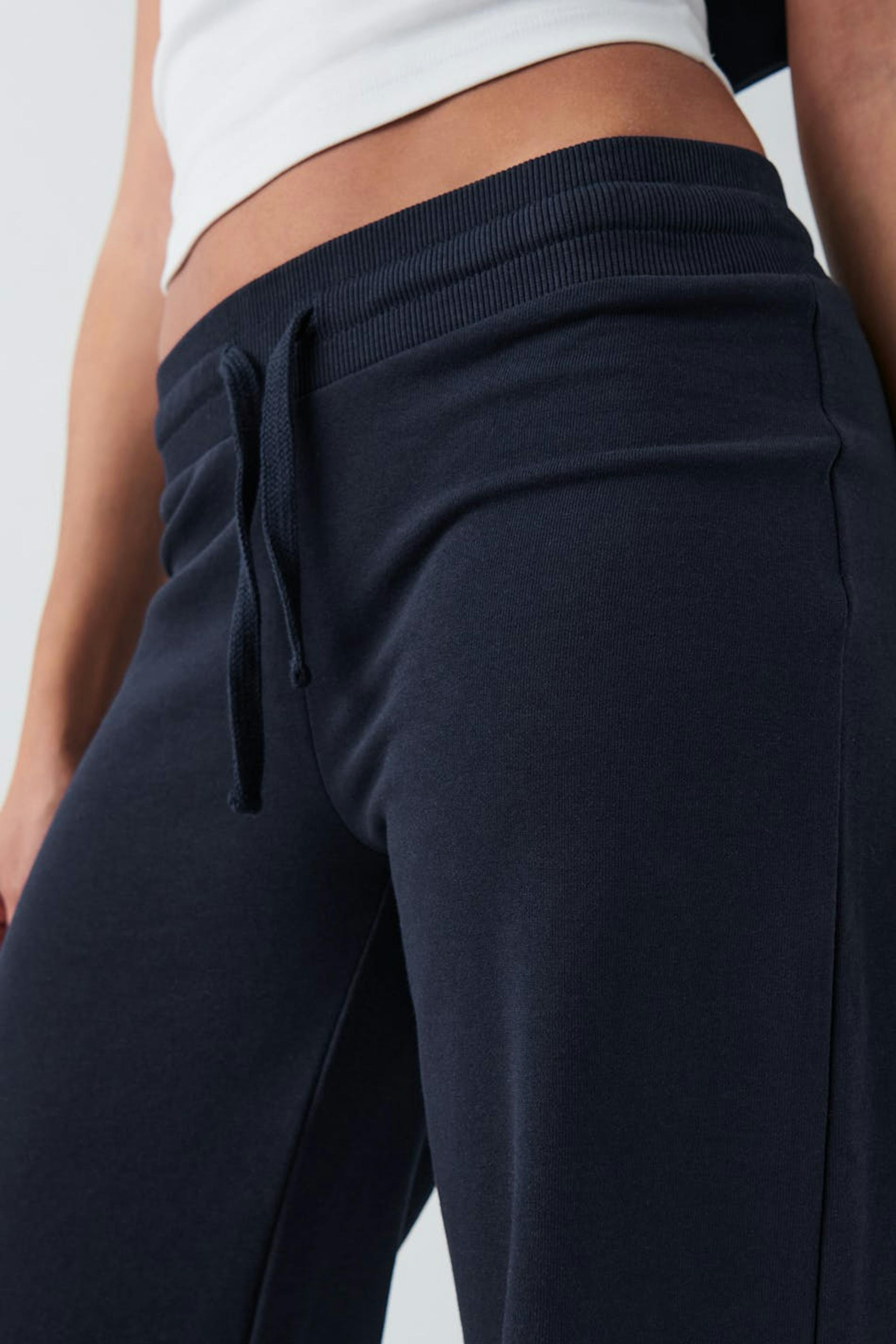 Slim low waist sweatpants - Blauw - Dame - Gina Tricot