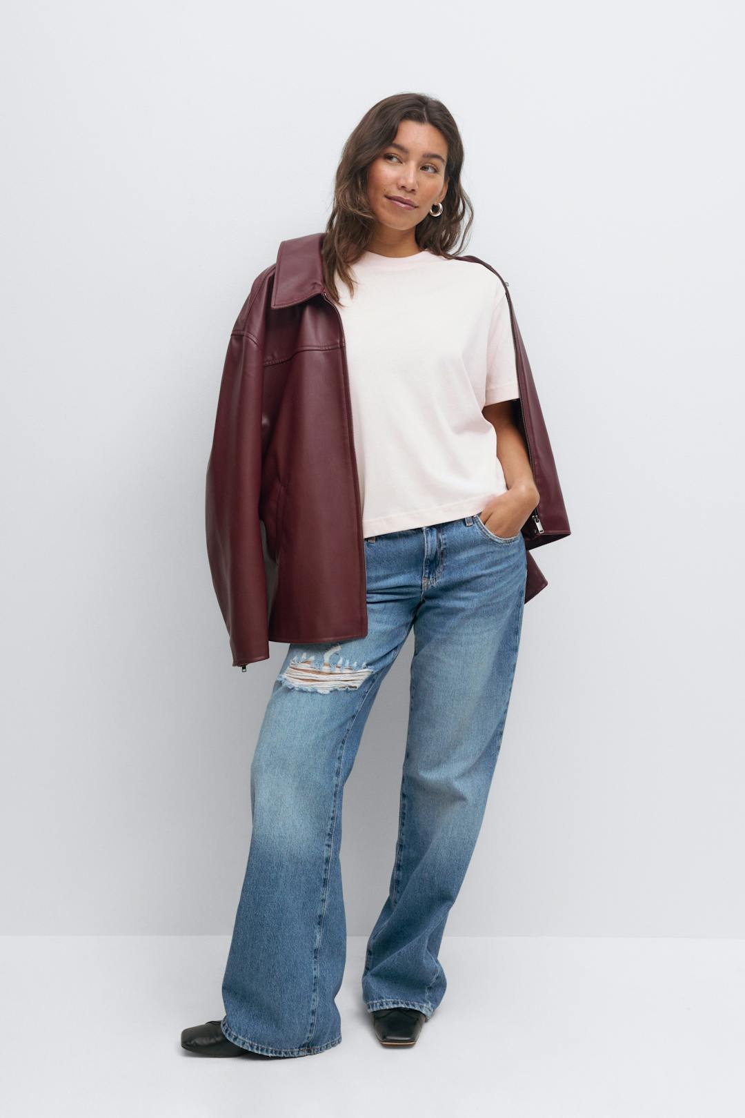 Basic original hoodie - Pink - Women - Gina Tricot