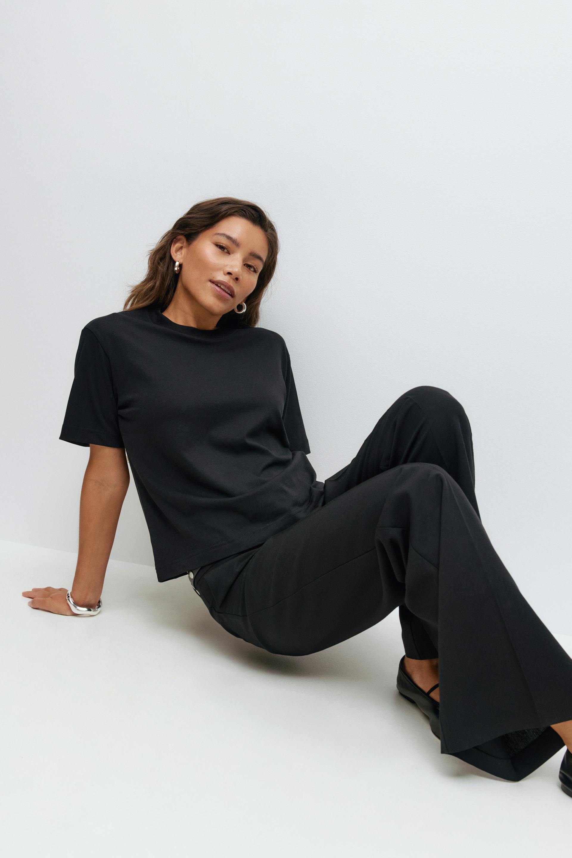 Perfect tee - Svart - Dam - Gina Tricot