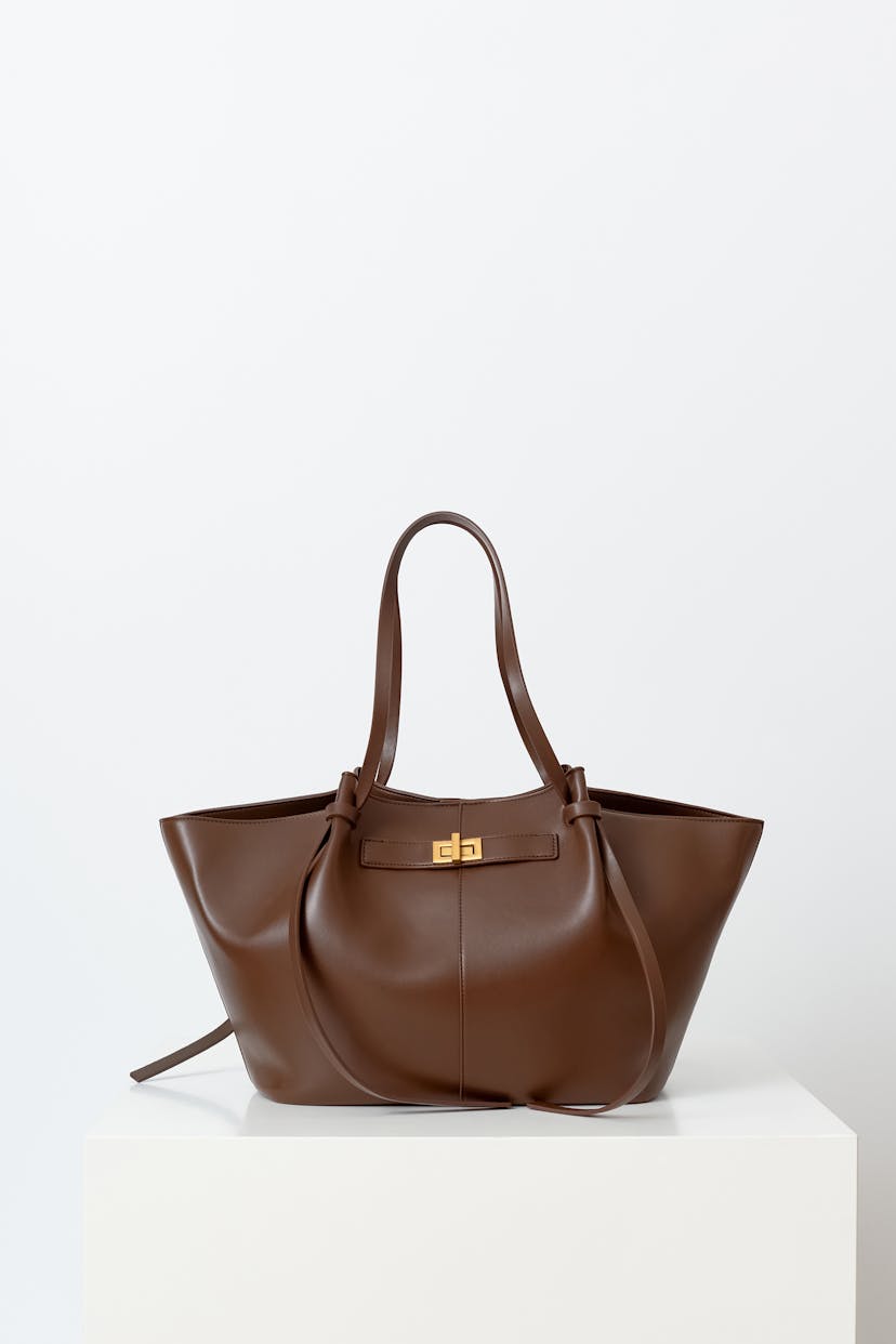 Long strap pu bag - Marron - Femme - Gina Tricot