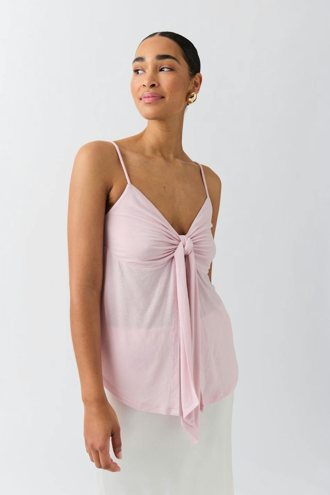 Tie singlet - Rosa - Dame - Gina Tricot