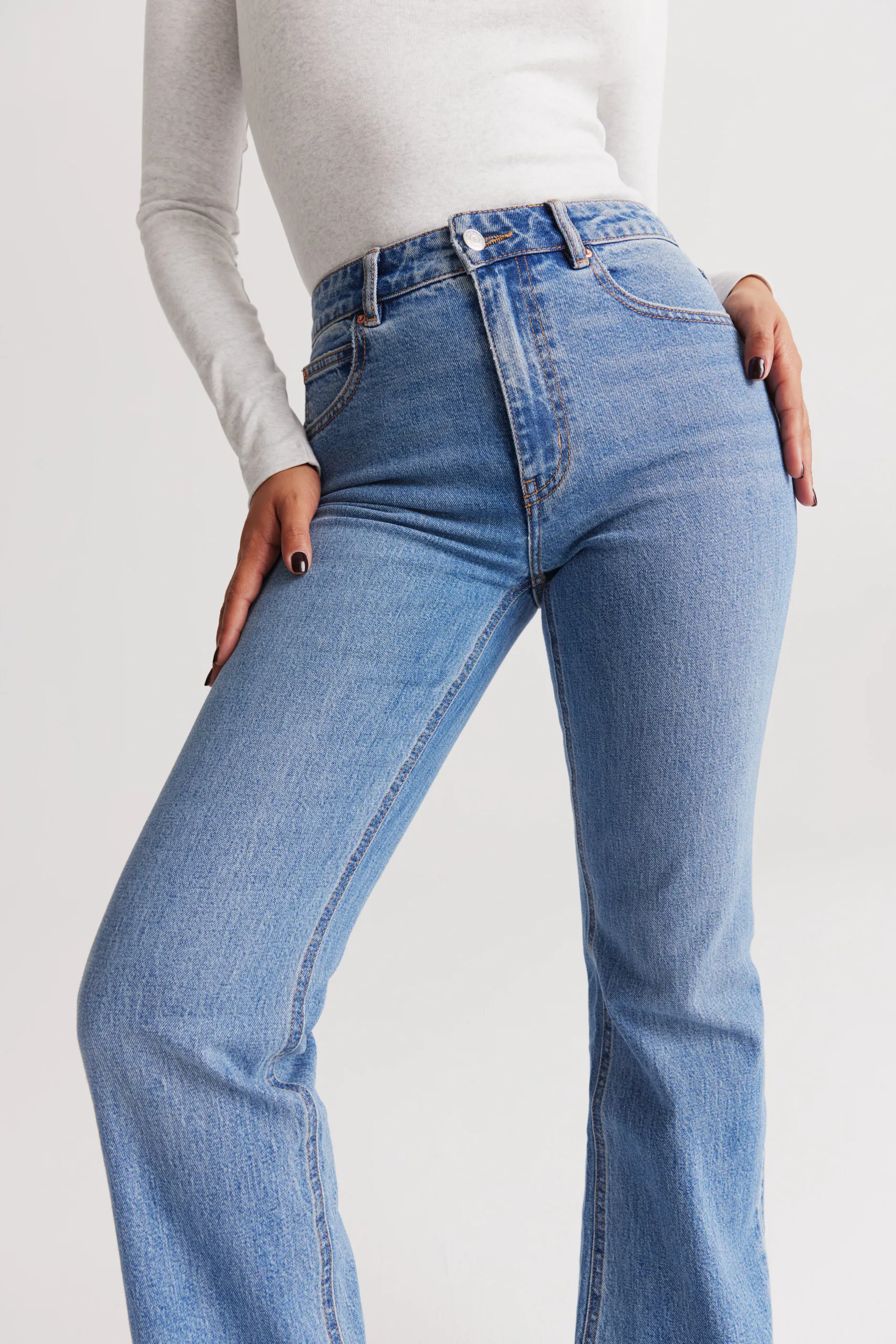 Classic boot jeans - Blå - Dam - Gina Tricot