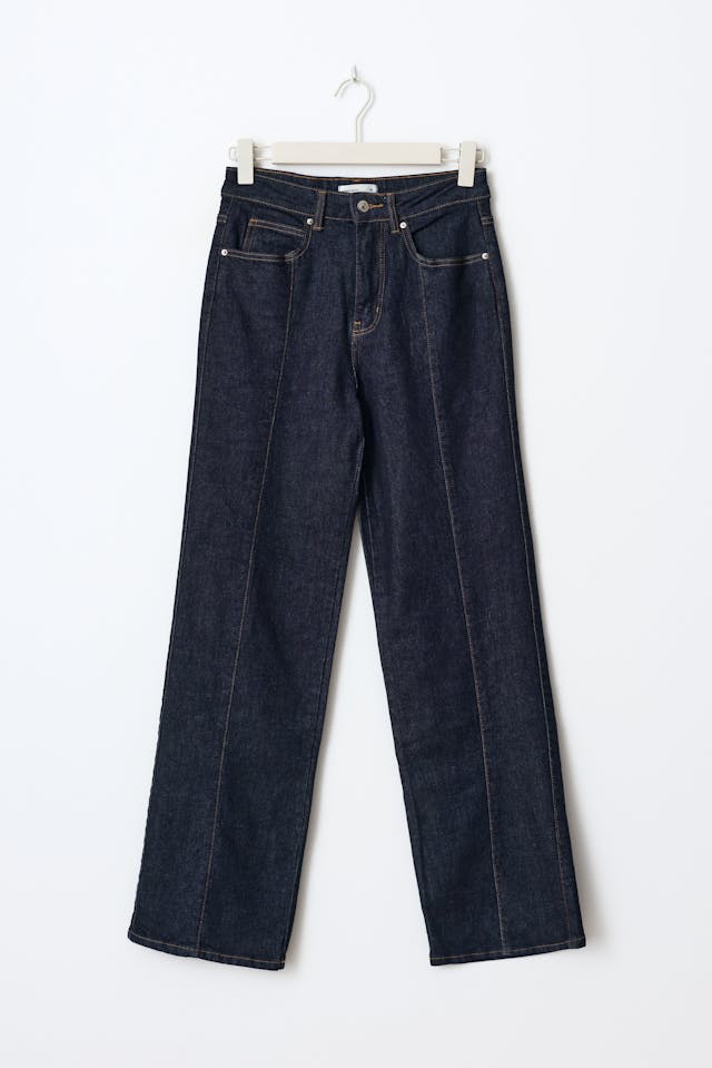 Front seam jeans - Blå - Dam - Gina Tricot