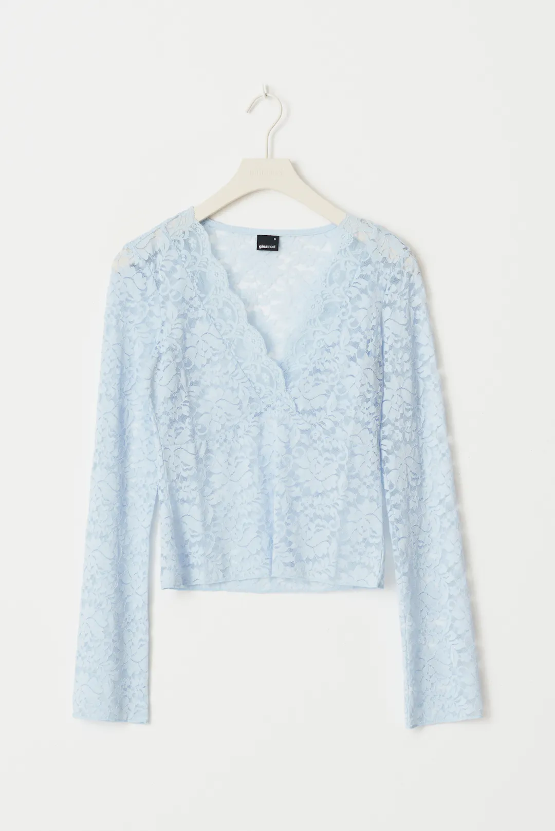 Lace top - Blue - Women - Gina Tricot