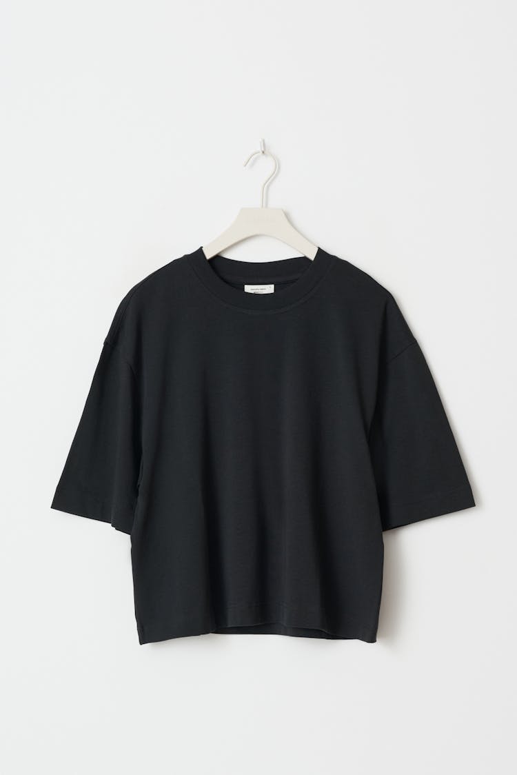 Basic boxy tee - Svart - Dam - Gina Tricot