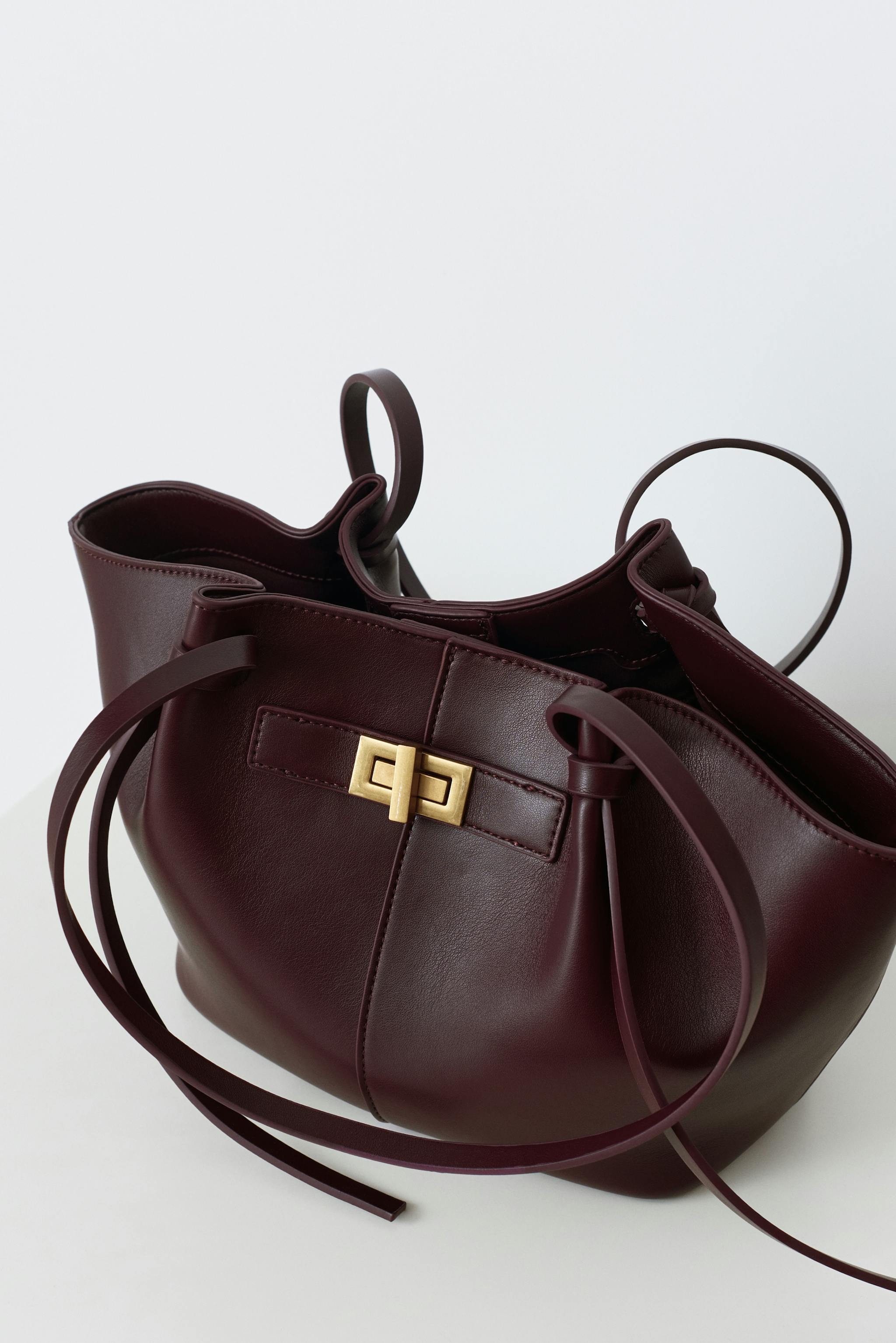 Midi long strap bag - Purple - Women - Gina Tricot