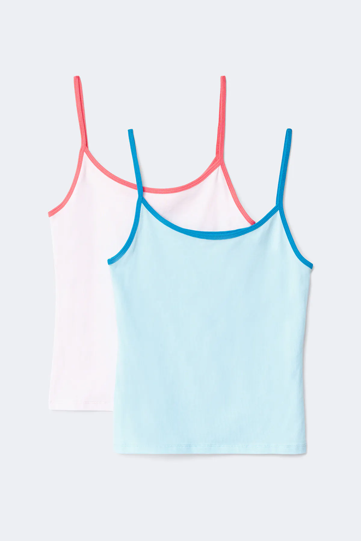 2 pack y basic singlet - Pink - Gina Tricot