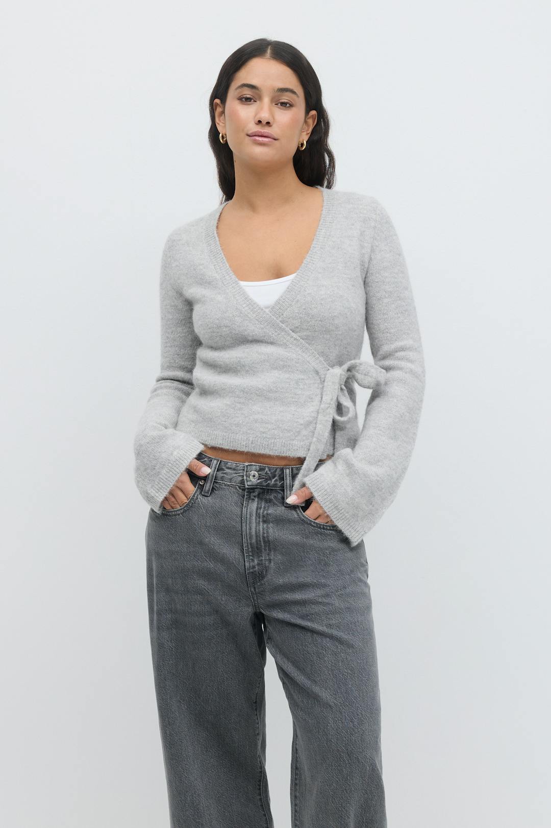 Basic original hoodie - Grey - Women - Gina Tricot