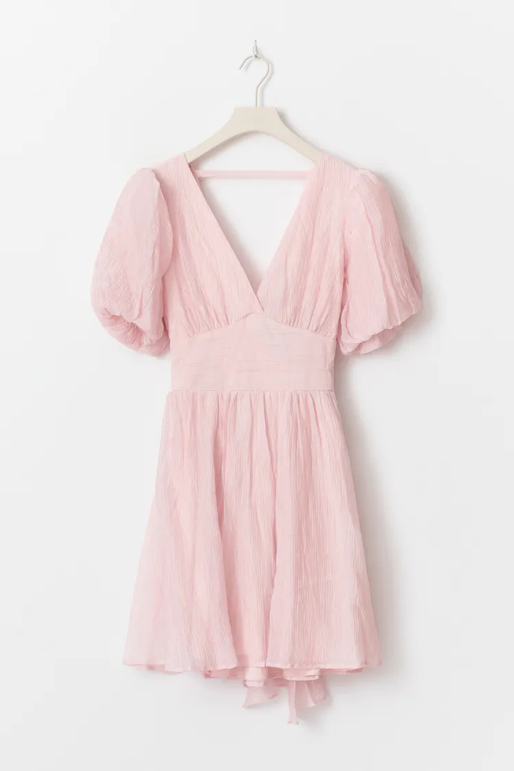 Bow dress - Rosa - Dam - Gina Tricot