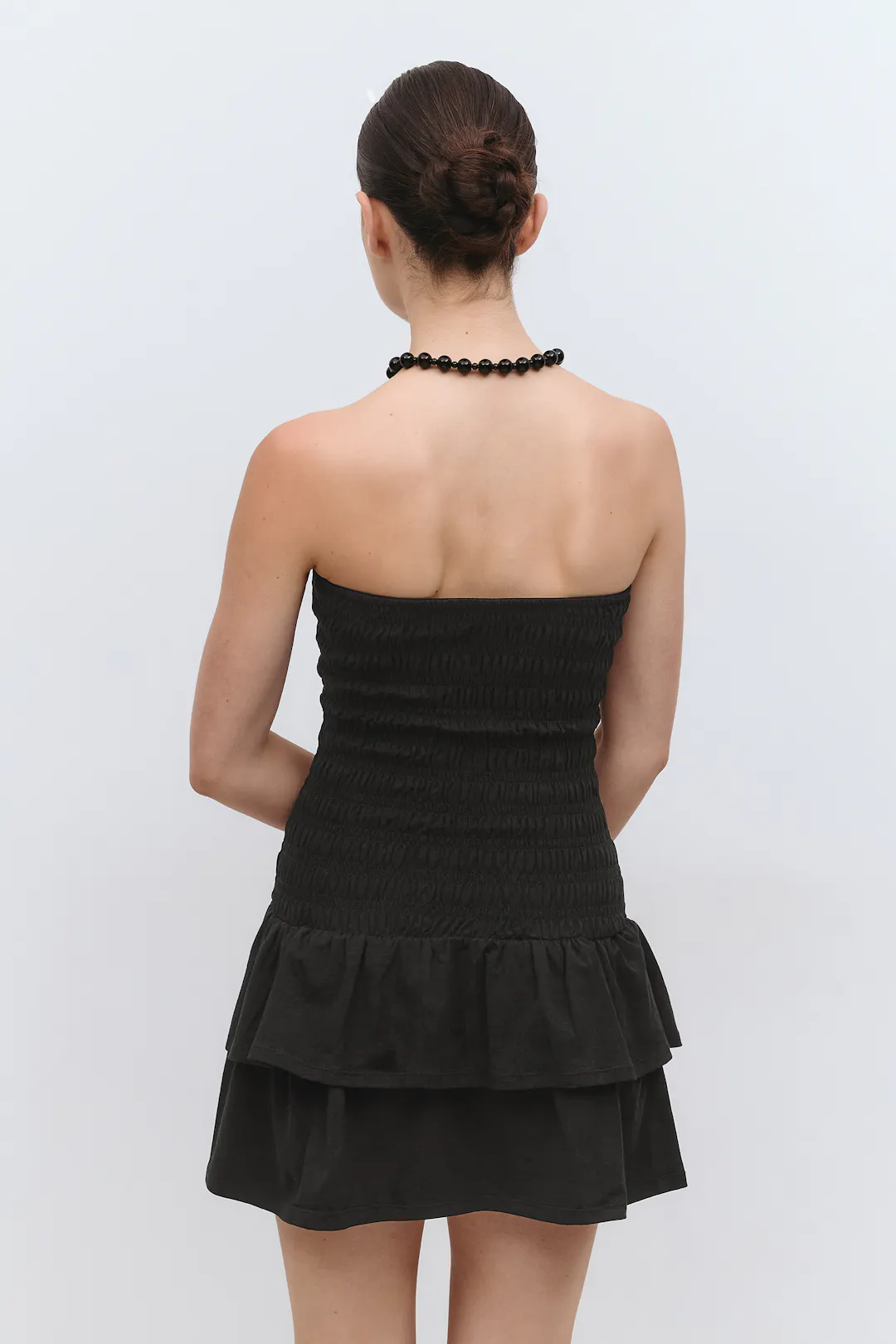 Smock tube dress - Zwart - Dame - Gina Tricot