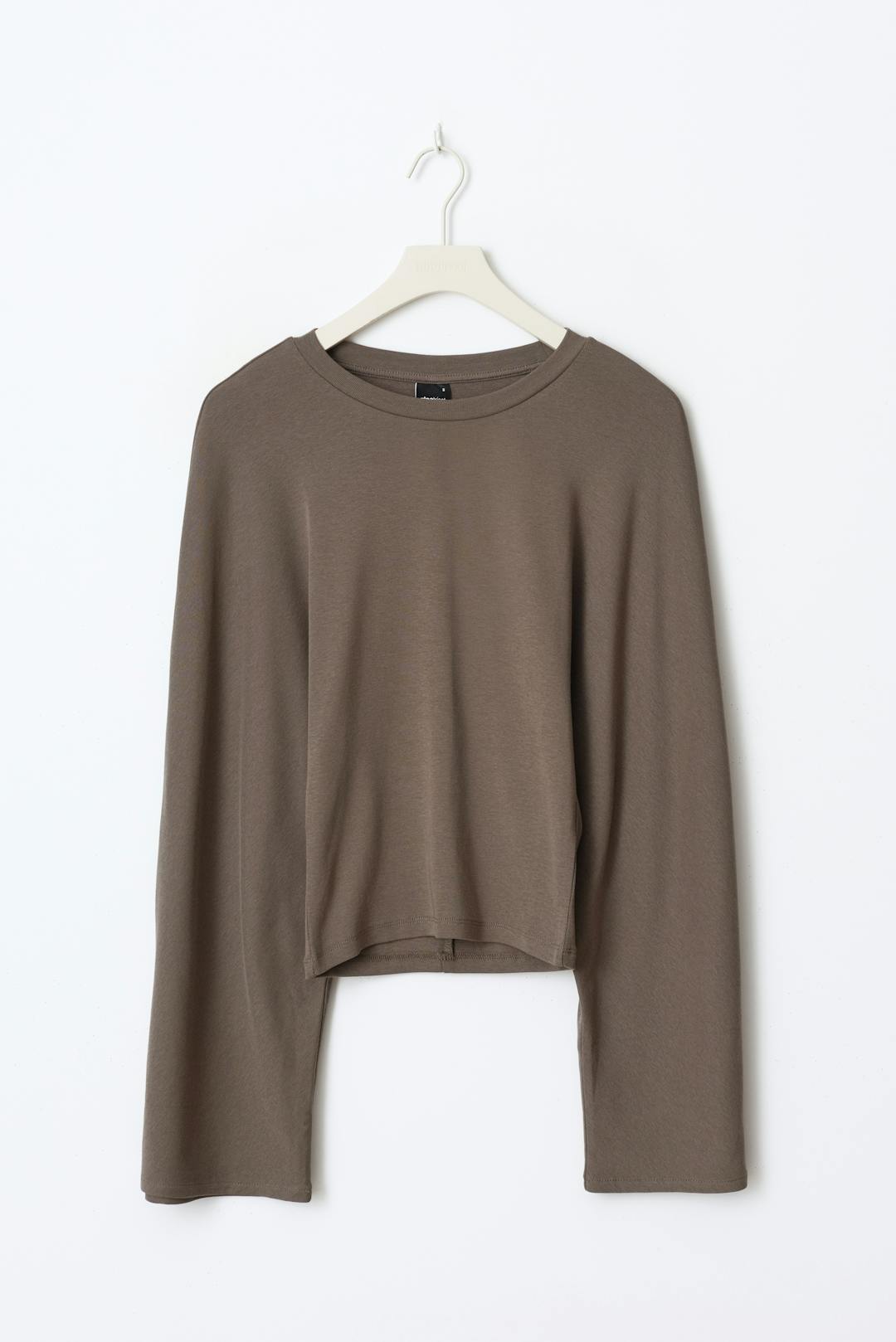 Wide sleeve top - Beige - Dame - Gina Tricot