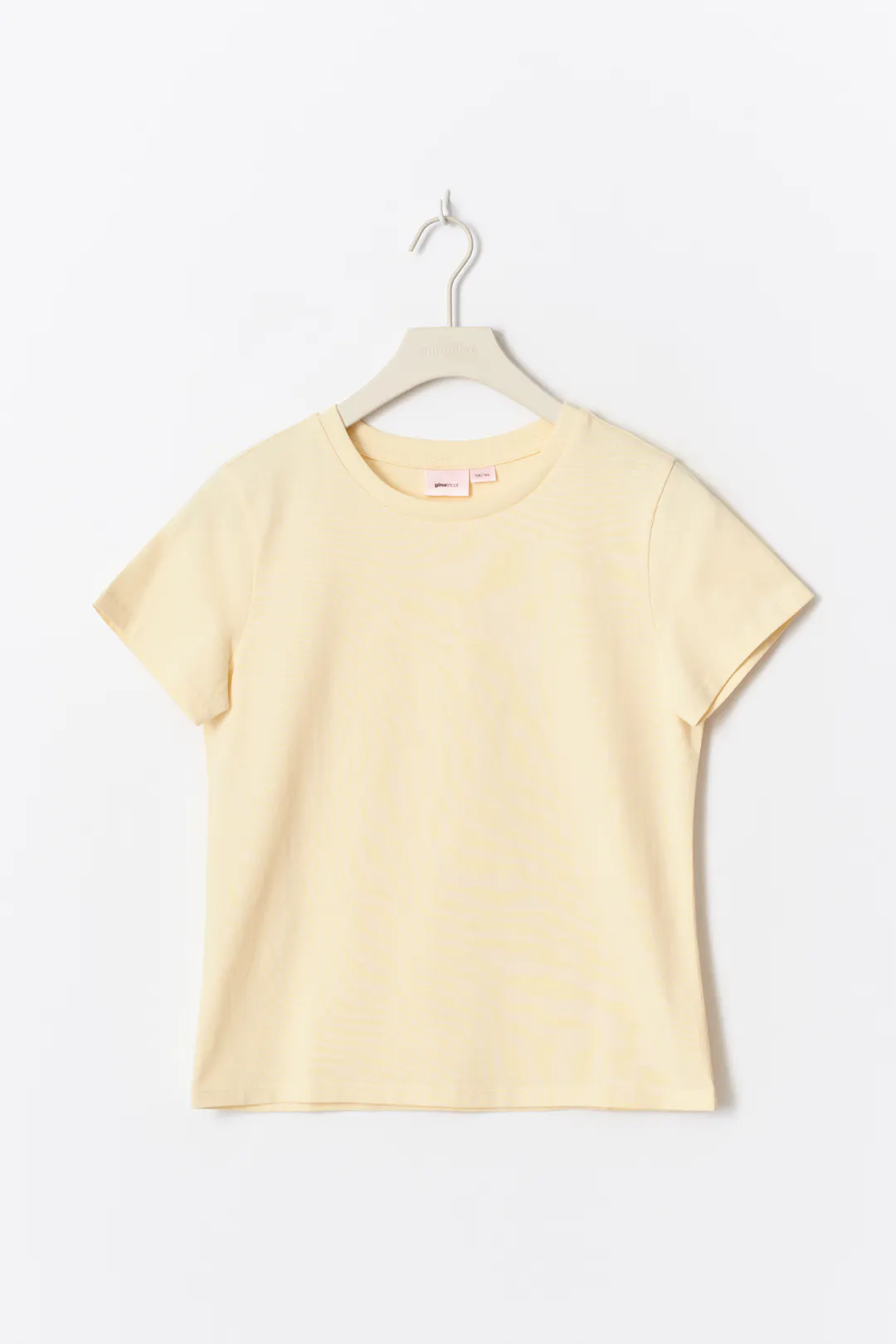 Y scandi basic tee - Gelb - Gina Tricot