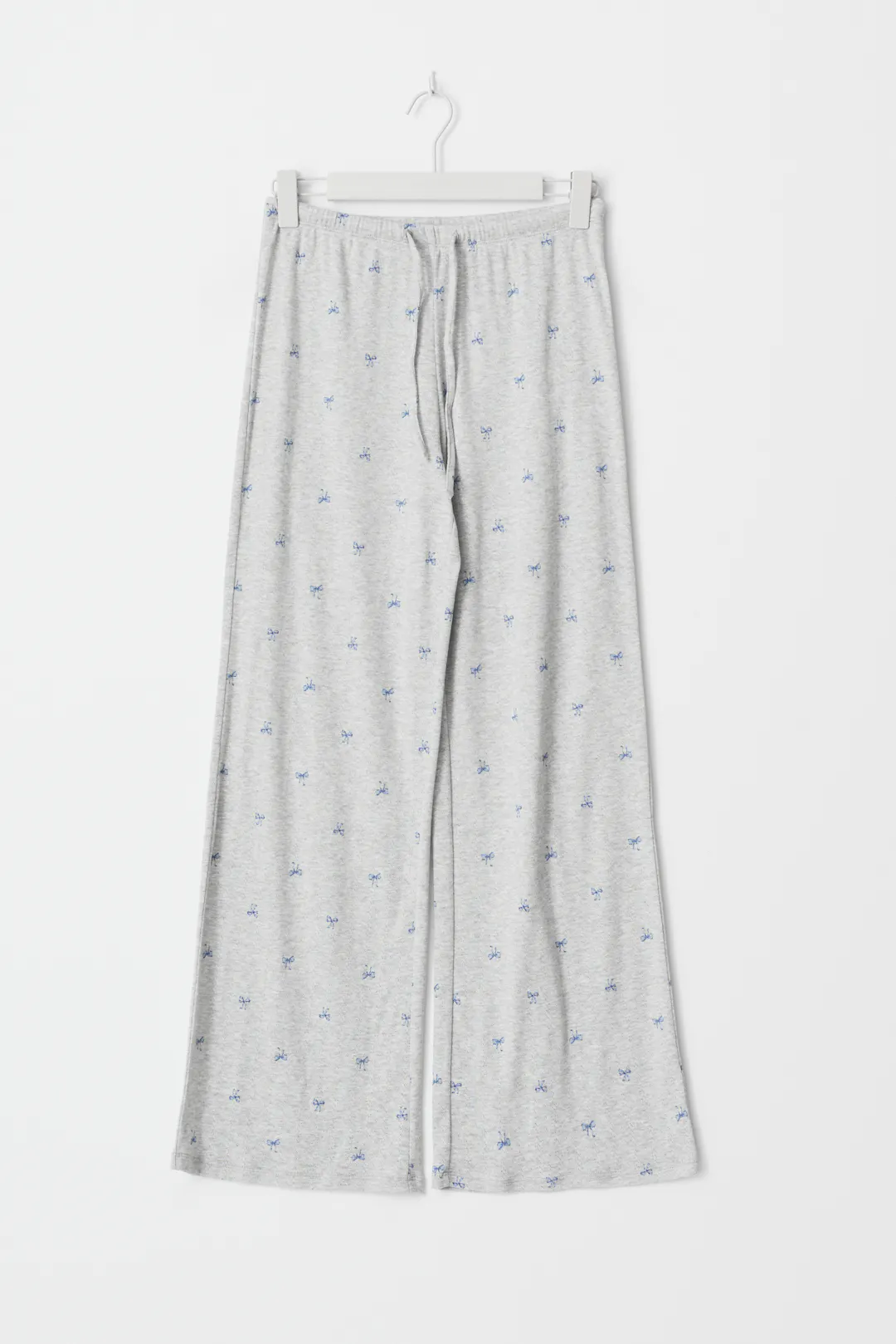 Homewear pointelle trousers - Grijsv - Dame - Gina Tricot