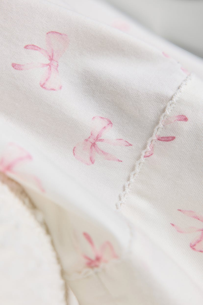 Flannel pyjamas trousers - Weiß - Dame - Gina Tricot