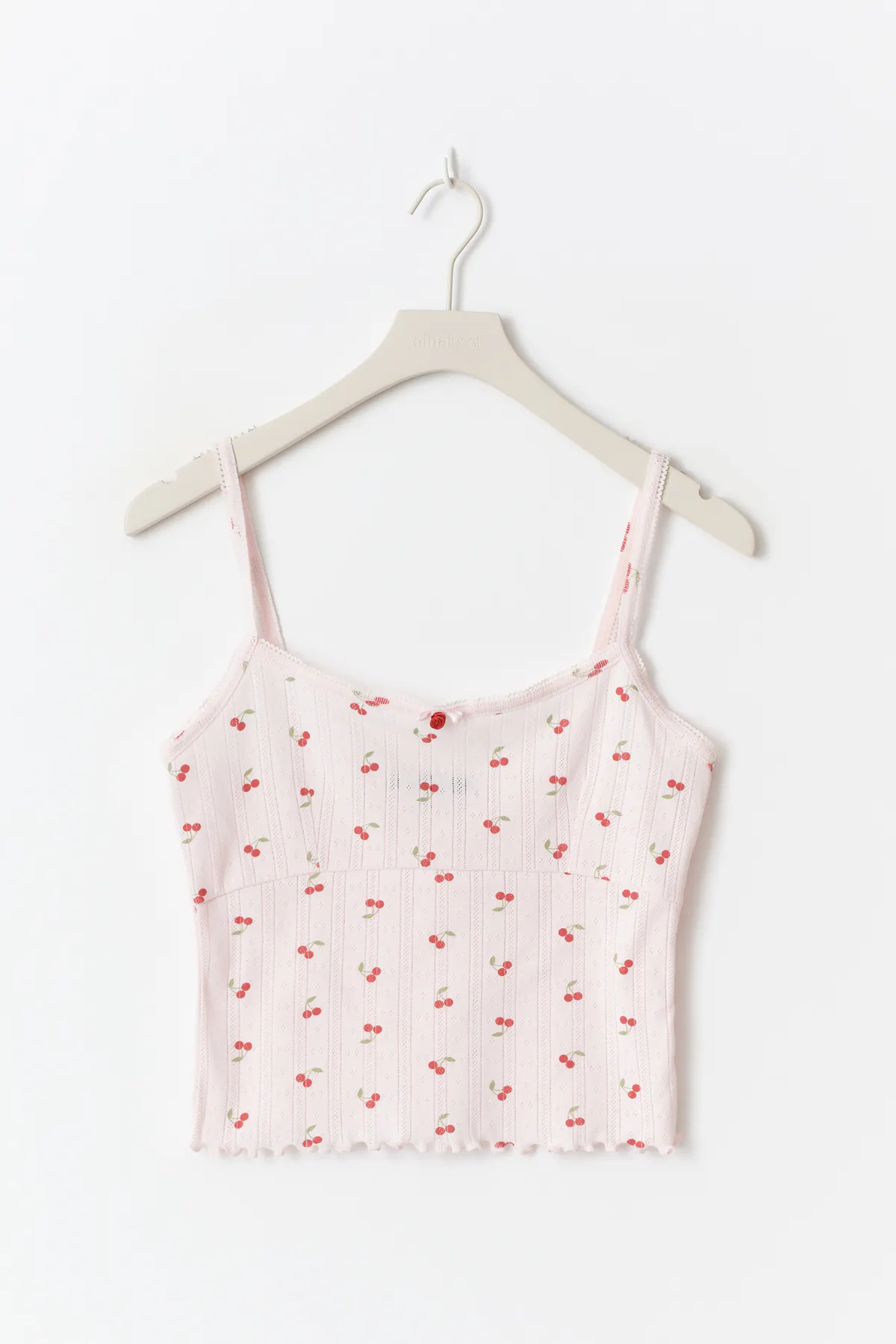 Pointelle singlet - Rosa - Dam - Gina Tricot