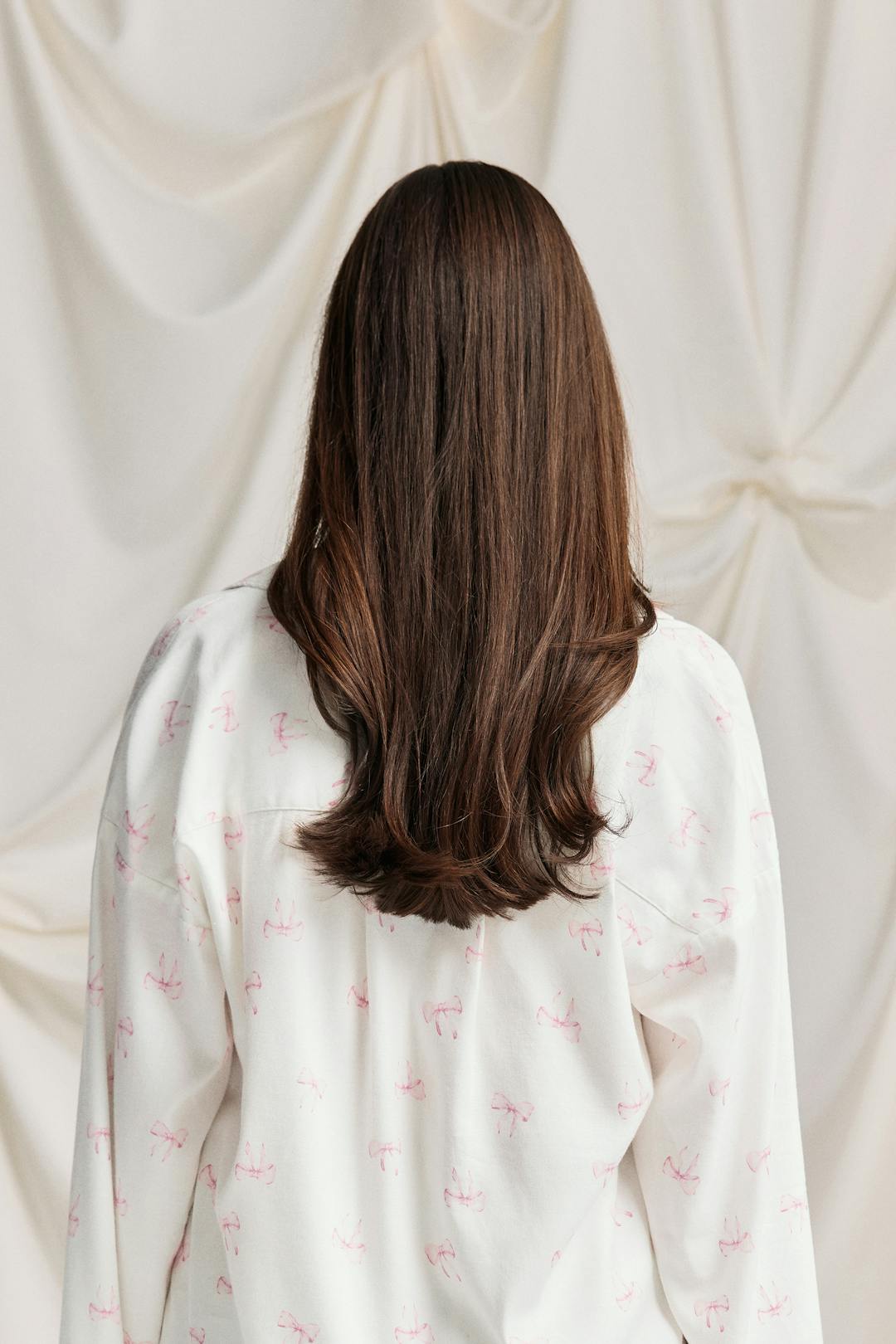 Flannel pyjamas shirt - White - Women - Gina Tricot