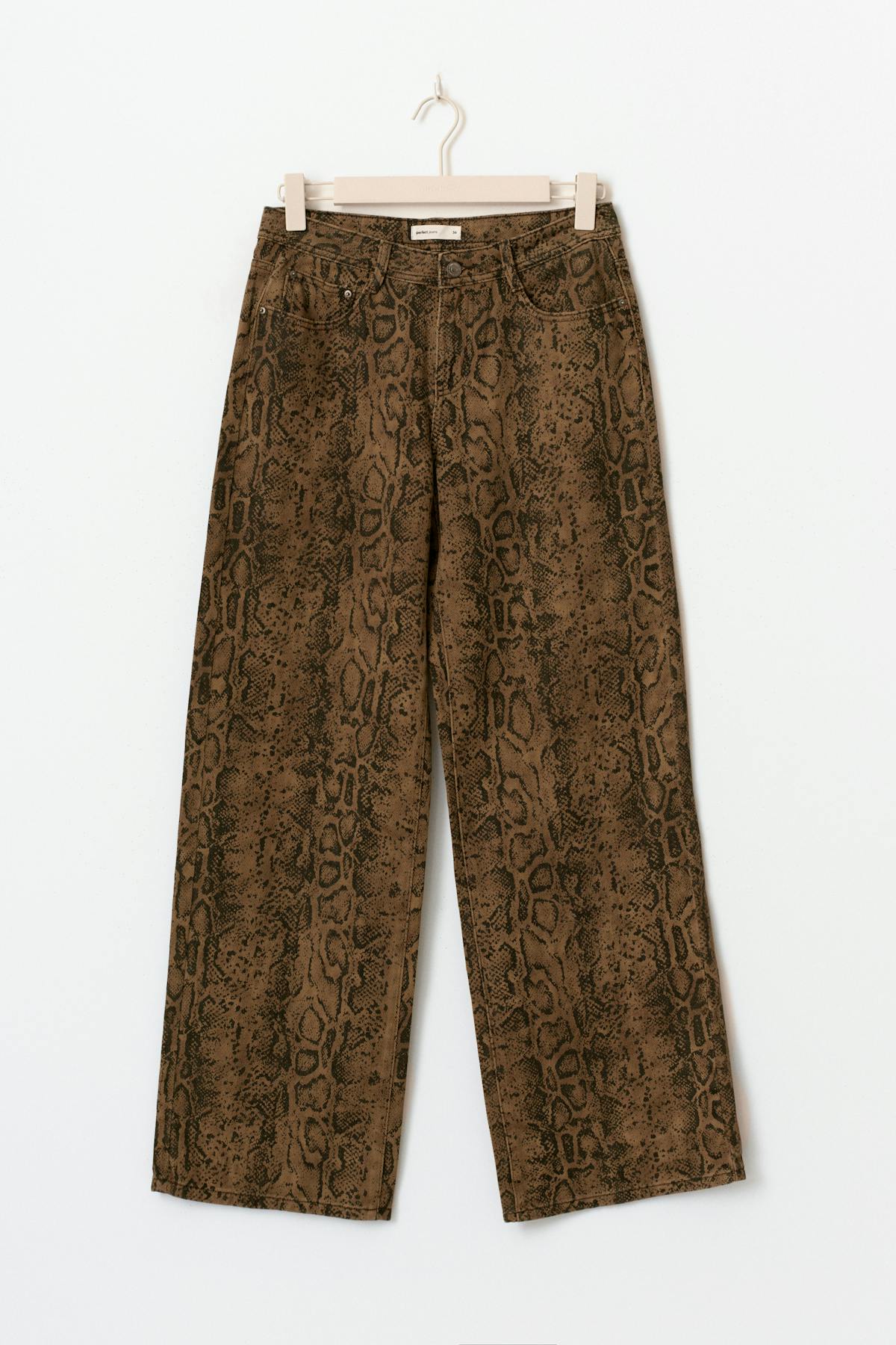 Snake jeans - Brun - Dam - Gina Tricot