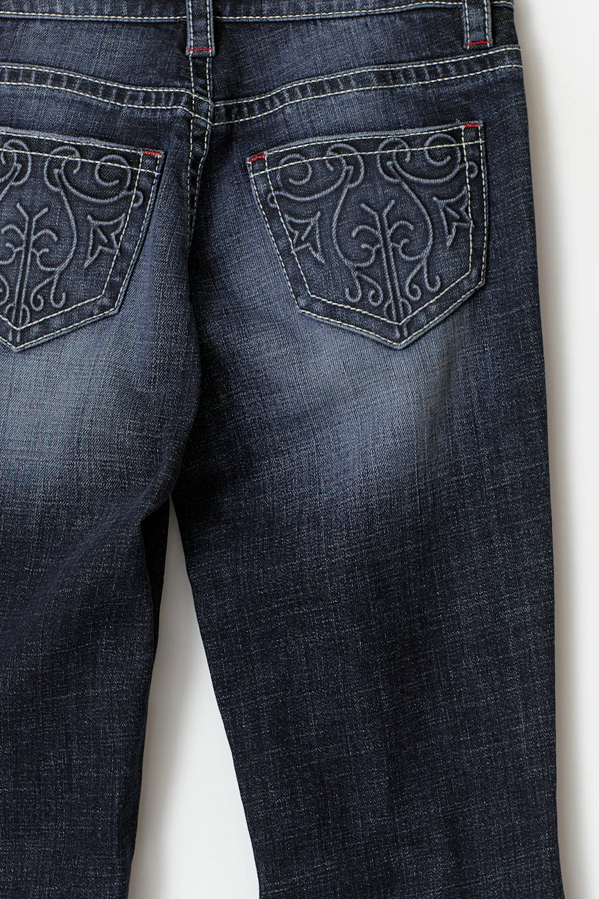 14+ hip hug flare jeans - Blå - Gina Tricot