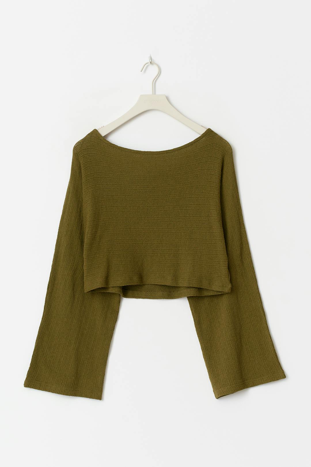 Wide sleeve top - Groen - Dame - Gina Tricot