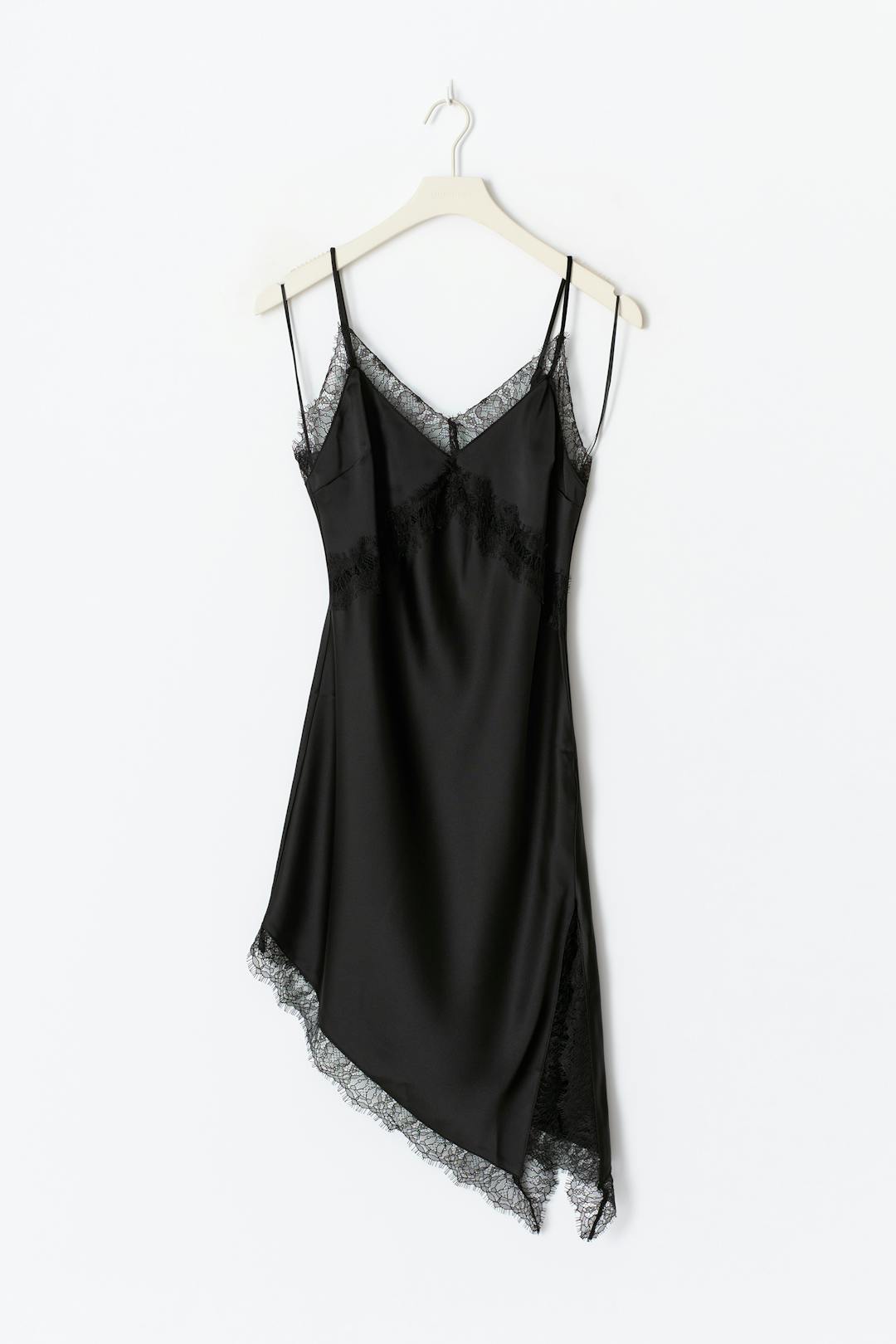 Satin dress - Black - Women - Gina Tricot