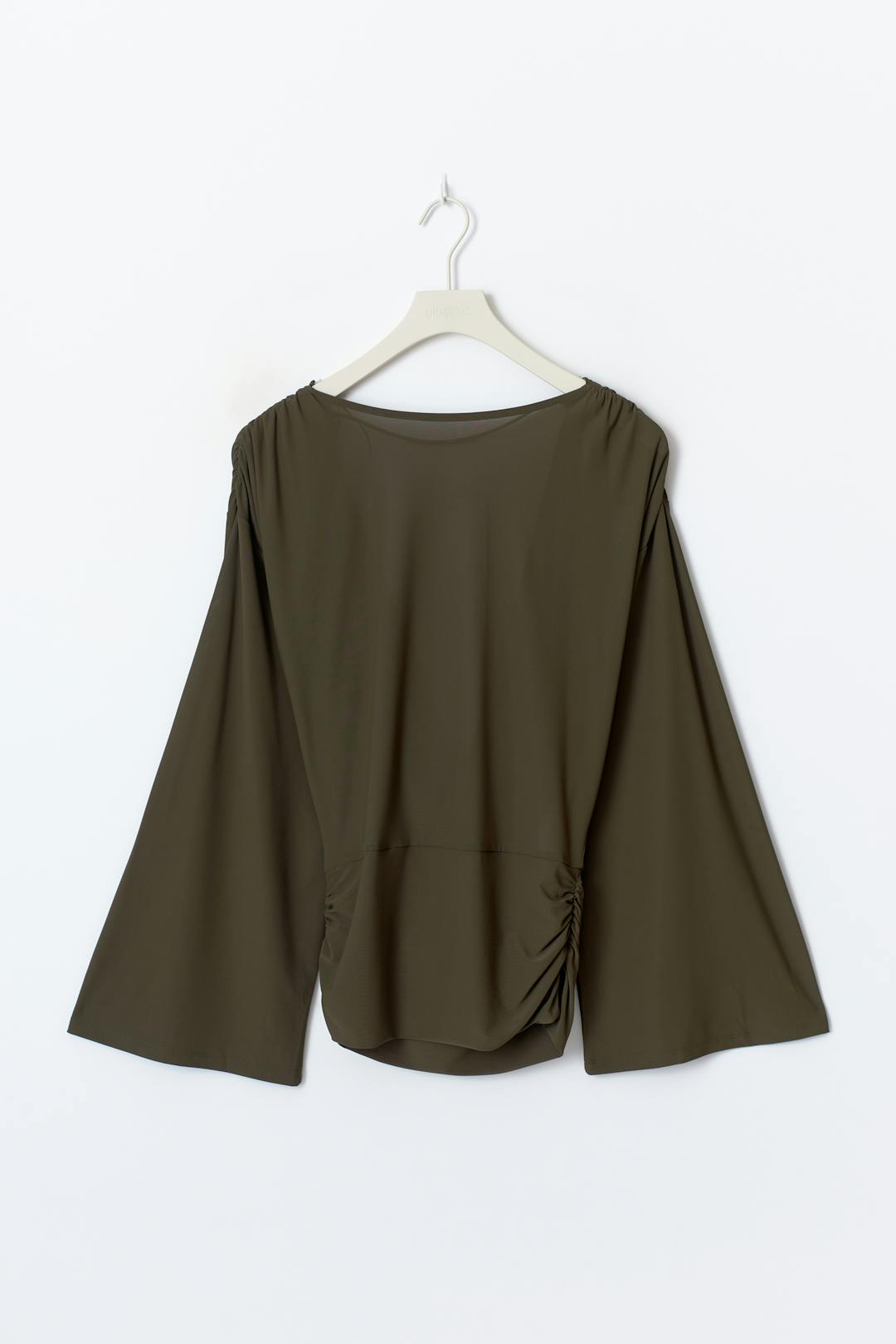 Draped back top - Groen - Dame - Gina Tricot