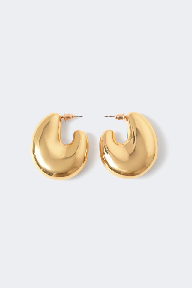 Statement chunky hoops - Kulta - Nainen - Gina Tricot
