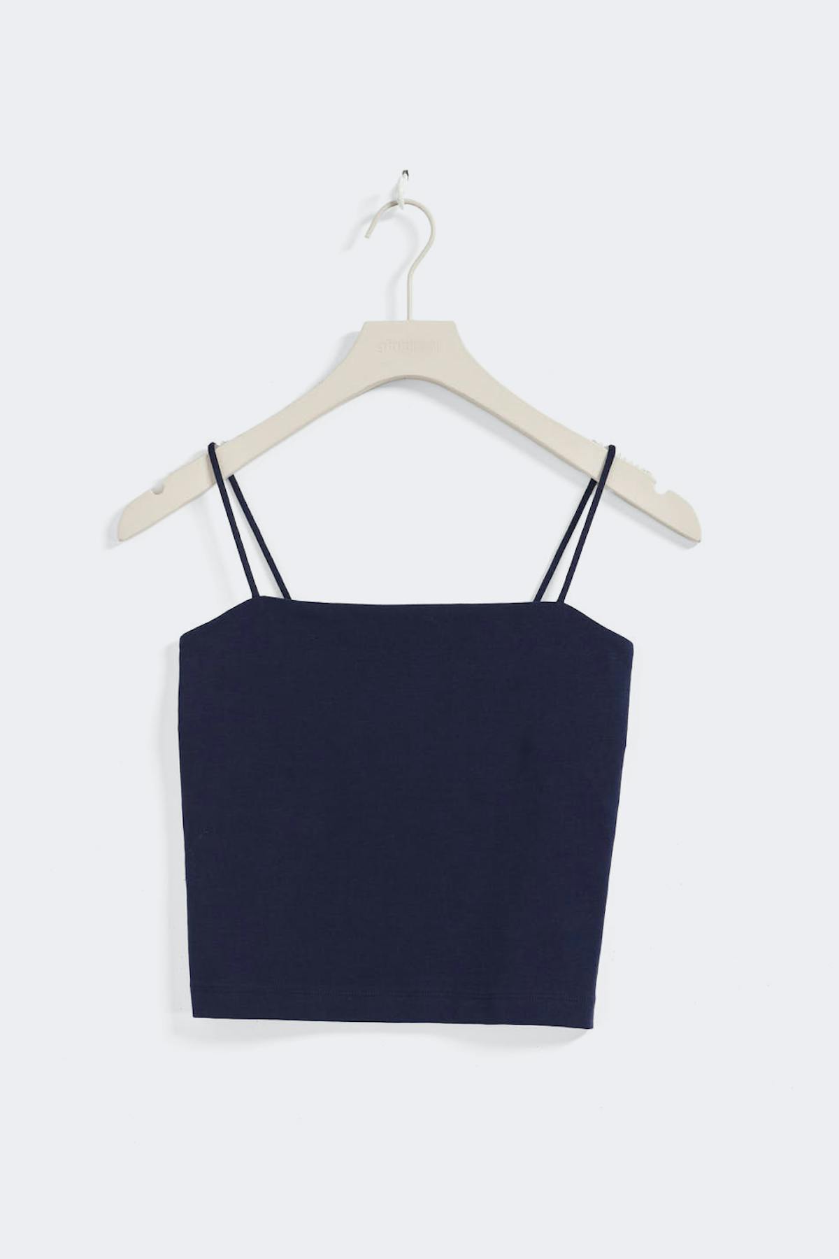spaghetti strap singlet - Blå - Dam - Gina Tricot