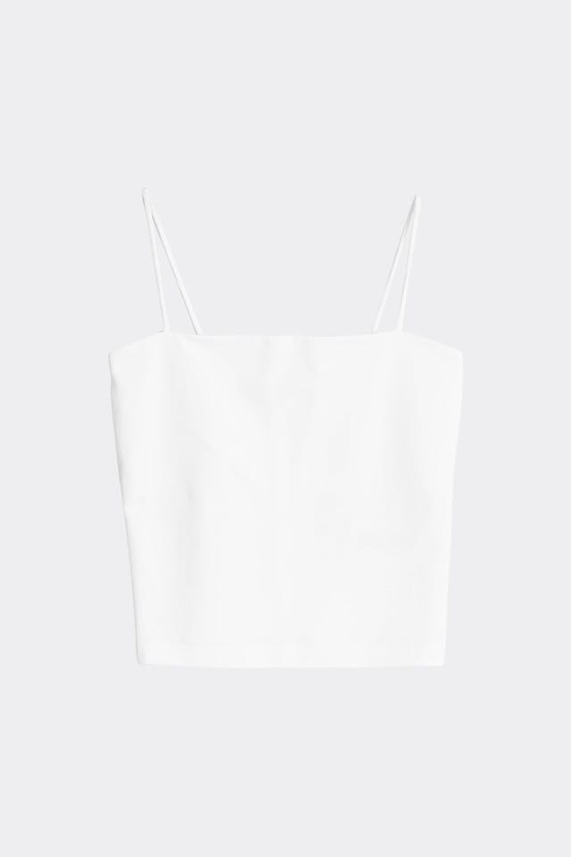 spaghetti strap singlet - Vit - Dam - Gina Tricot