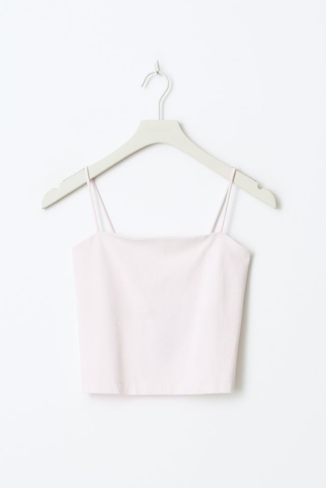 spaghetti strap singlet - Pink - Women - Gina Tricot