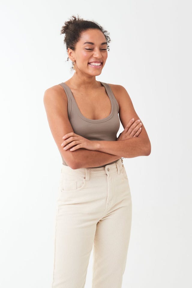 Jolly tank - Beige - Dame - Gina Tricot