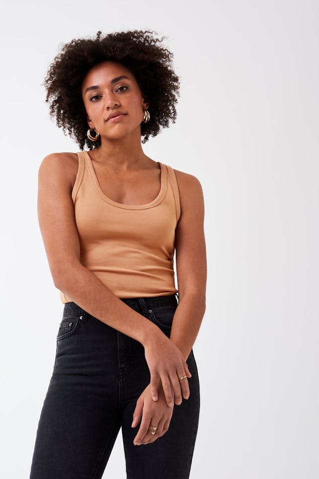 Jolly tank - Beige - Dame - Gina Tricot