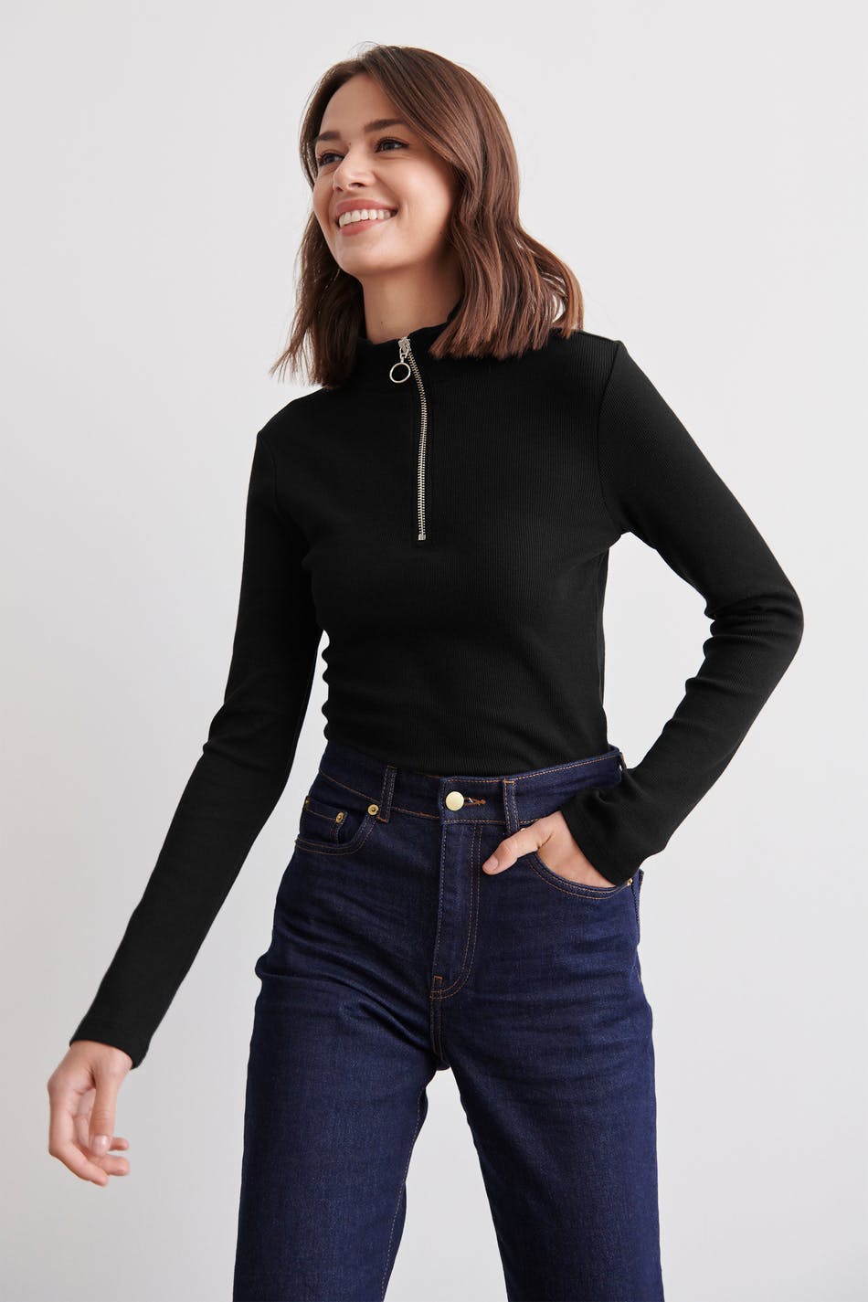 Andrea top - Musta - Nainen - Gina Tricot