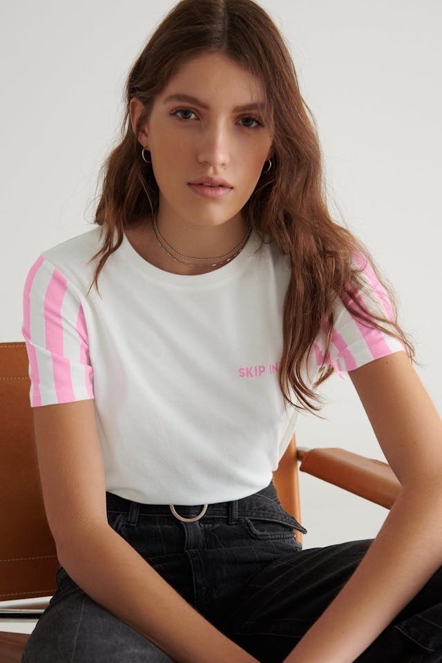 Jennifer tee - Weiß - Dame - Gina Tricot