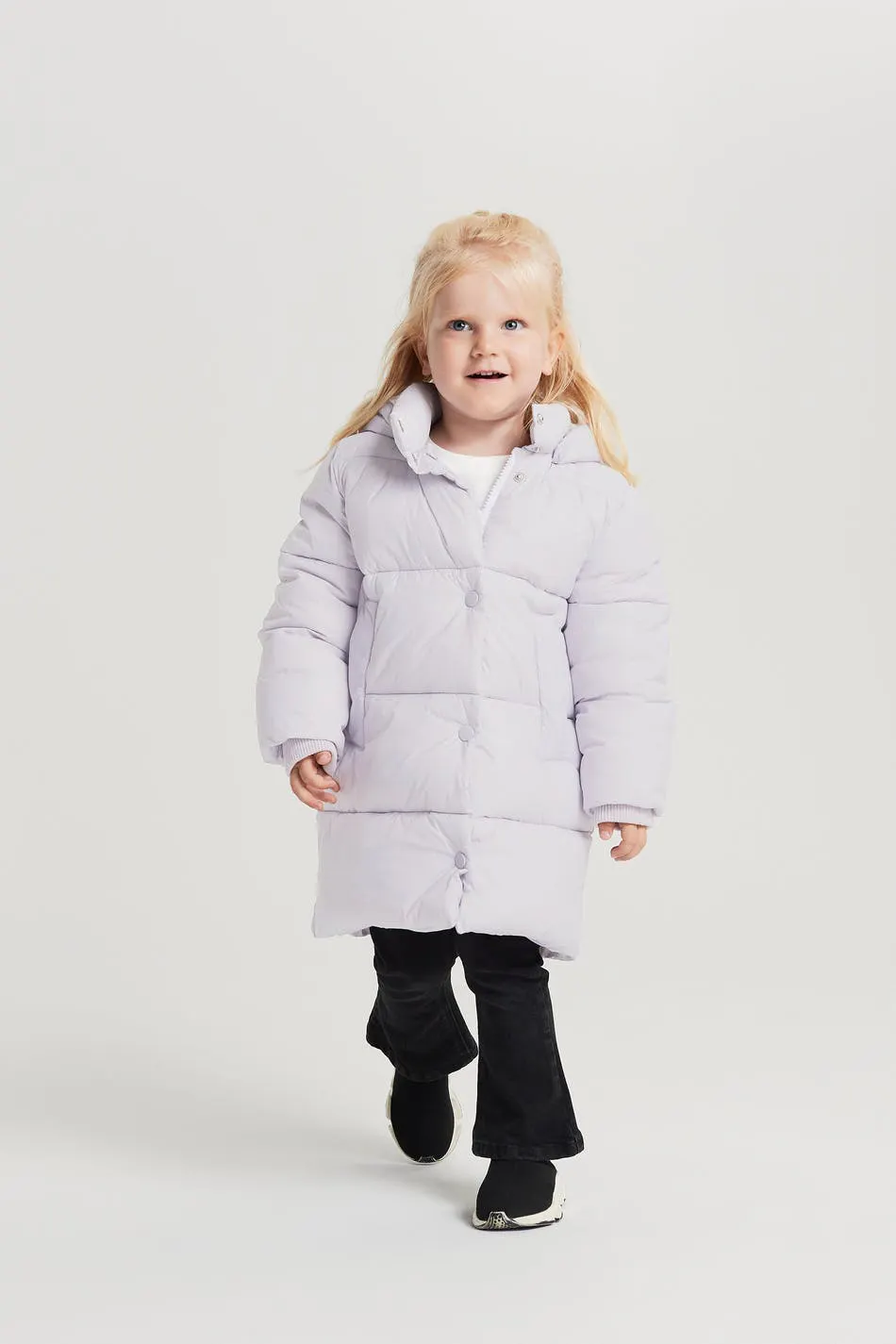 Mini puffer jacket - Purple - Gina Tricot