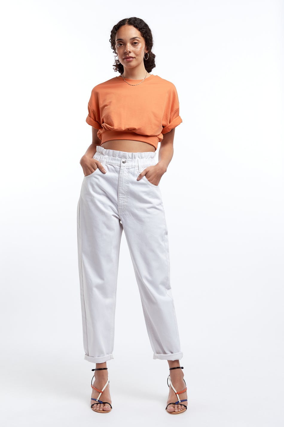 Olive top - Beige - Women - Gina Tricot